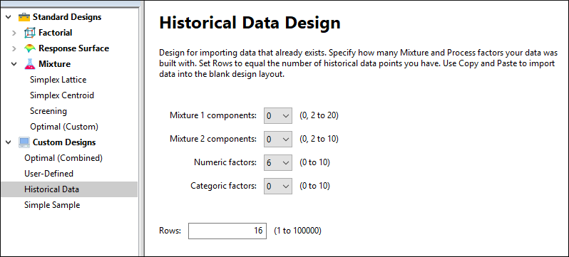 Stat-Ease » v12 » Tutorials » Historical Data